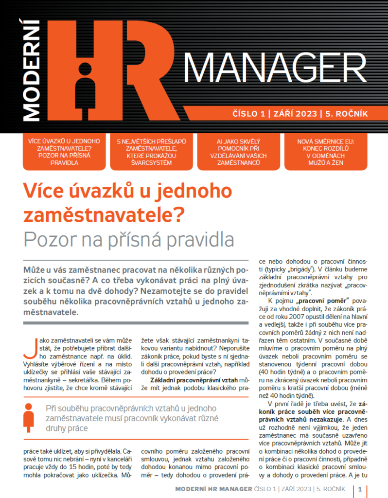 Agenturní zaměstnávání v roce 2025: Pod tlakem novely ZOZ od 1. 1. – Nakladatelství Forum, s.r.o.